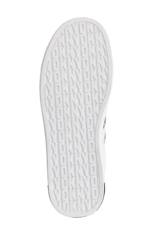 Dkny Abeni Lace-up Sneakers - White/ Natural