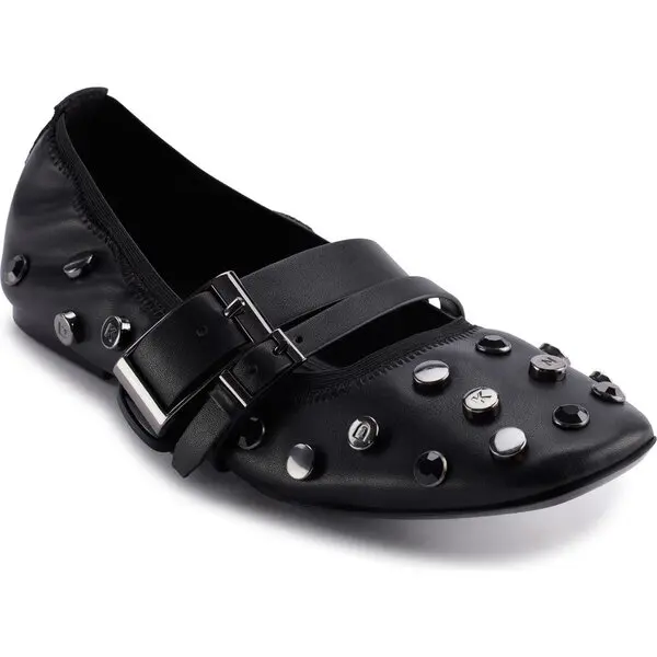 Dkny Davey Studded Ballet Flat - Black