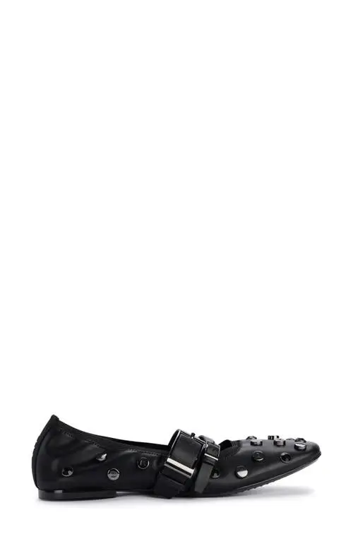 Dkny Davey Studded Ballet Flat - Black