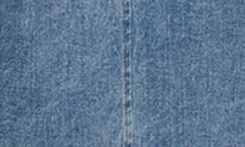 AZALEA WANG Kaya Denim Jacket With Faux Fur Trim