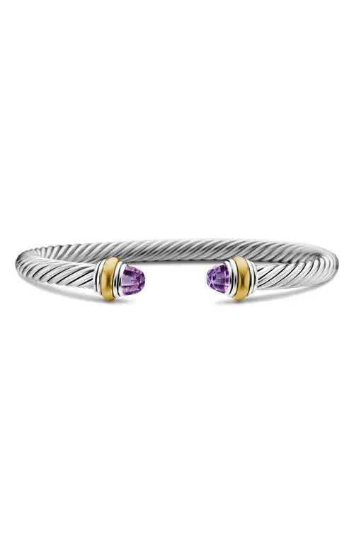 David Yurman Classic Cable Bracelet - Amethyst