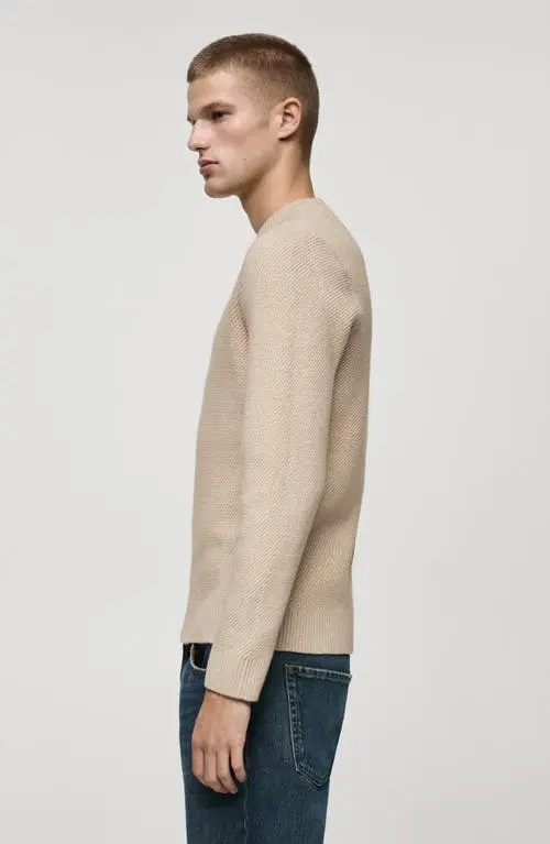 Mango Regular Fit Crewneck Sweater