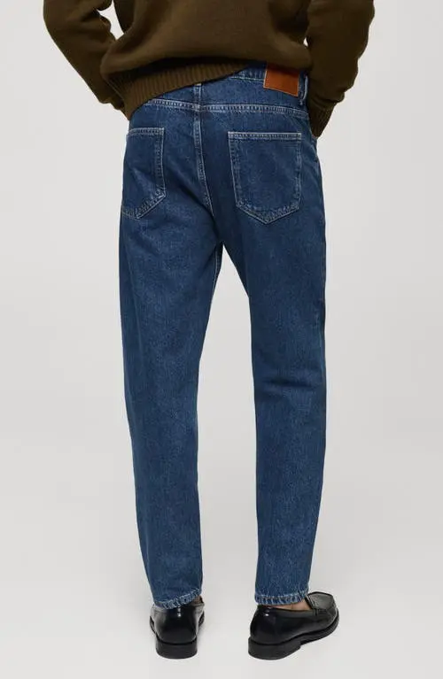 Mango Tapered Jeans - Dark Blue