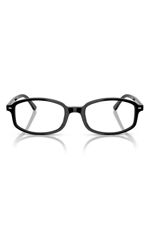 Ray-ban 54mm Irregular Eyeglasses - Black