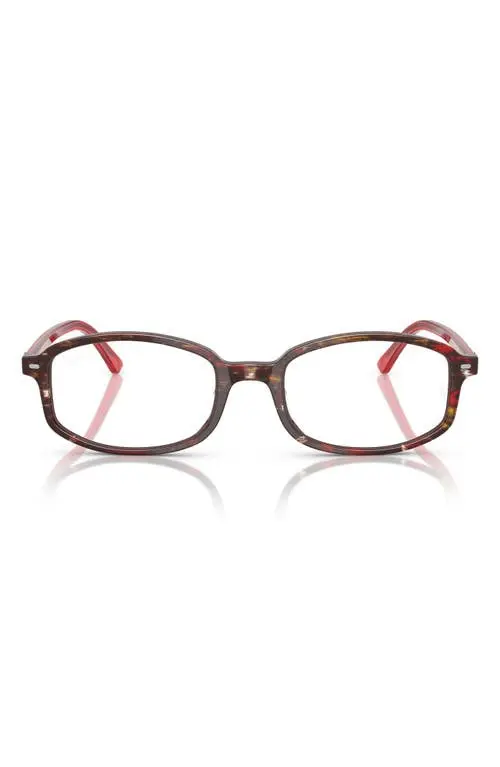 Ray-ban 54mm Irregular Eyeglasses - Violet