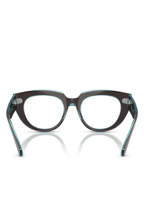 Ray-ban 50mm Square Optical Eyeglasses - Transparent