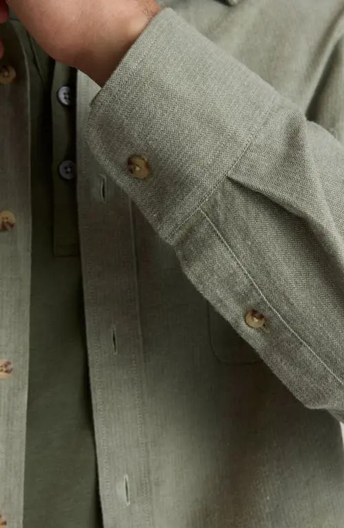 UNTUCKIT Hemsworth Flannel Twill Button-up Shirt