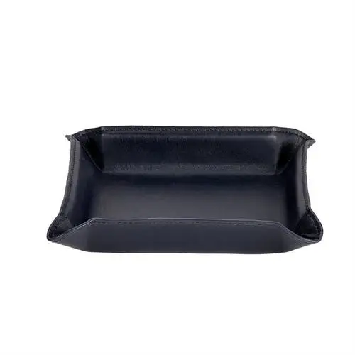 GRAPHIC IMAGE Leather Catchall Tray - Navy