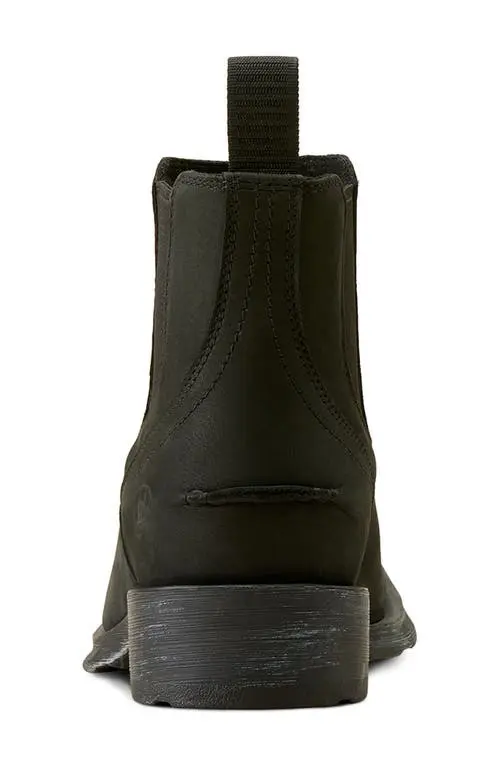 Ariat Midtown Rambler Square Toe Chelsea Boots - Matte Black