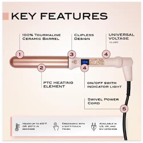 NUME Classic Curling Wand 32mm