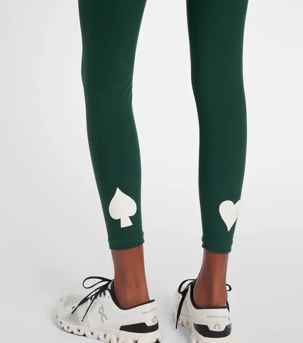 The Upside Ace Of Hearts High-rise Leggings - Green