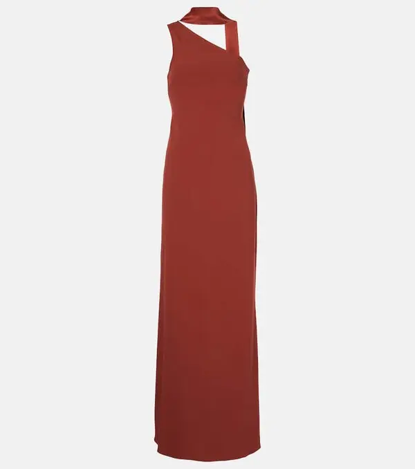 TALLER MARMO Caroline One-shoulder Gown - Red