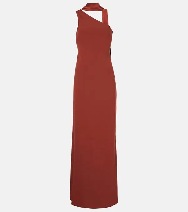 TALLER MARMO Caroline One-shoulder Gown - Red