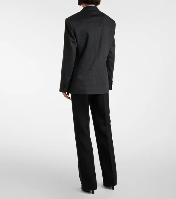 THE ROW Lasonne Cashmere Blazer - Grey