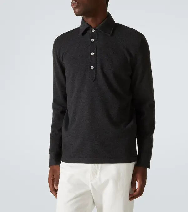 Brunello Cucinelli Cashmere Polo Sweater