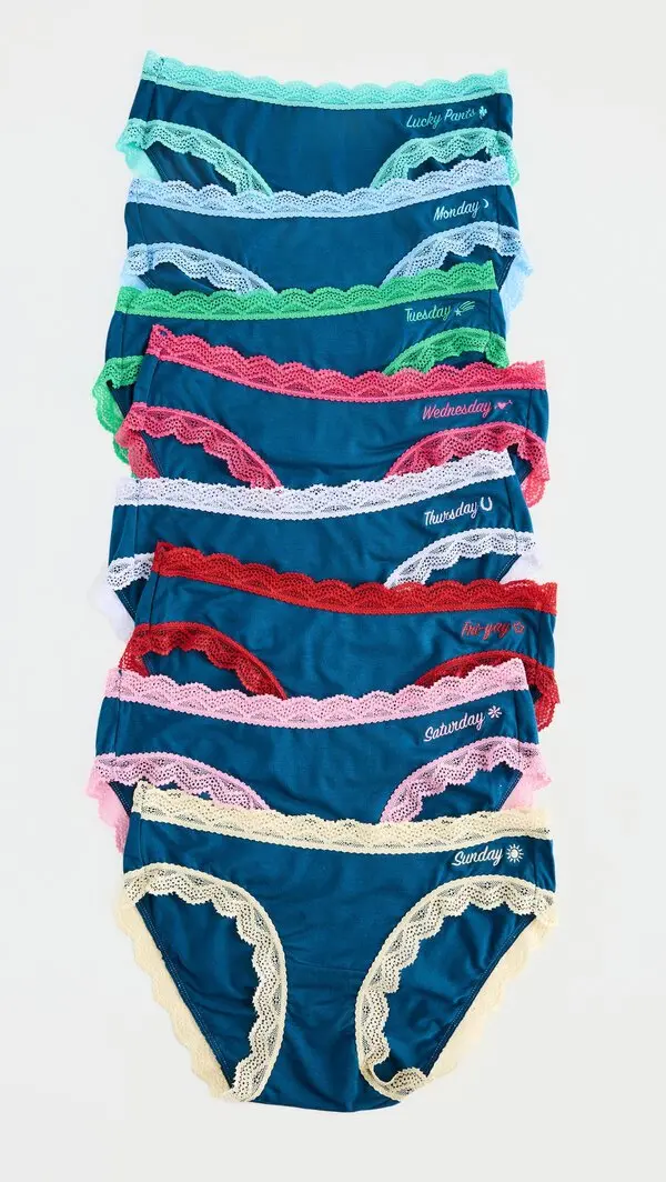 STRIPE & STARE Original Knicker Eight Pack Days