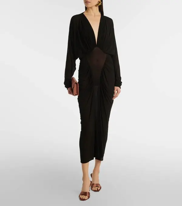 Saint Laurent Cassandre Matelassé Leather Wallet On Chain - Pink