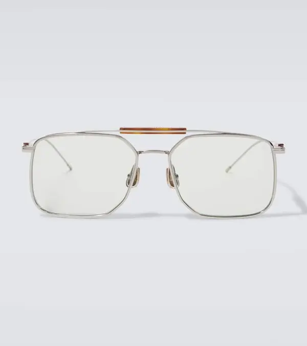 Brunello Cucinelli Aviator Sunglasses - Silver