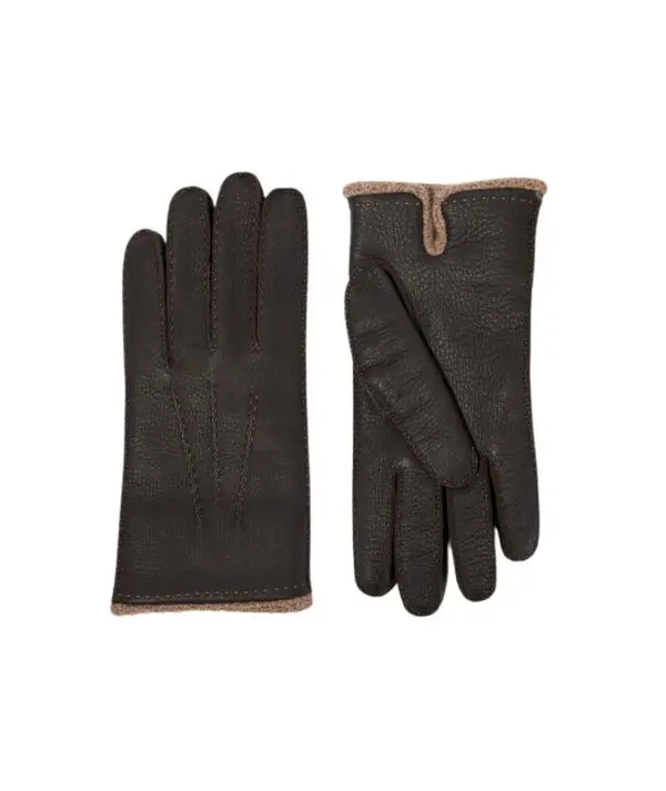 Thom Sweeney Cashmere-lined Leather Gloves