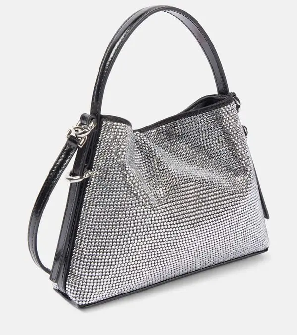 Givenchy Voyou Nano Embellished Shoulder Bag - Silver