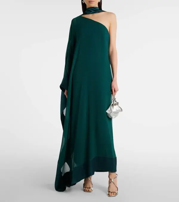 TALLER MARMO Betsy Spirito One-shoulder Maxi Dress - Black