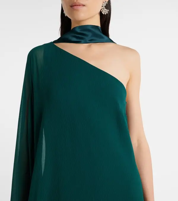 TALLER MARMO Betsy Spirito One-shoulder Maxi Dress - Black