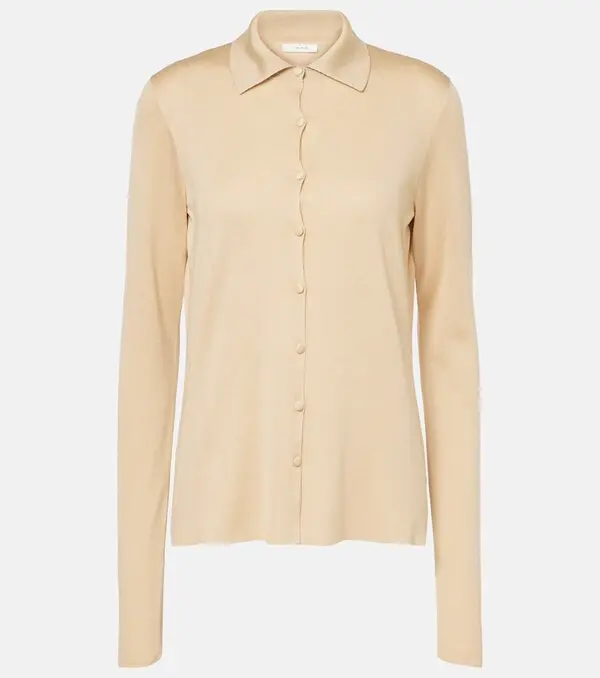 THE ROW Ikara Silk Top