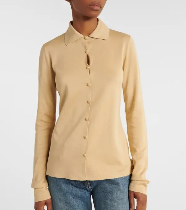THE ROW Ikara Silk Top