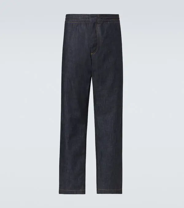 Bottega Veneta Mid-rise Straight Jeans - Blue