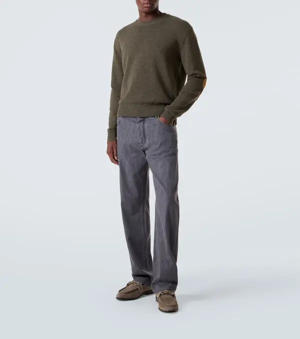 Bottega Veneta Mid-rise Straight Jeans - Grey