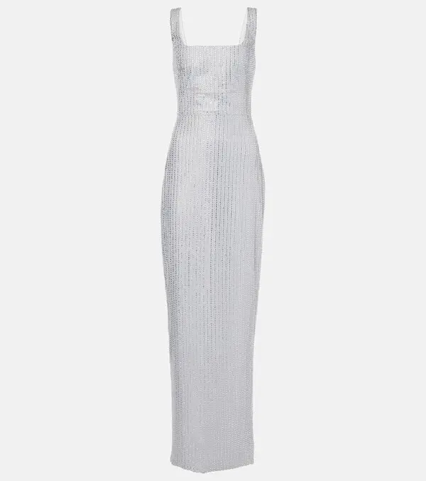 RASARIO Crystal-embellished Gown