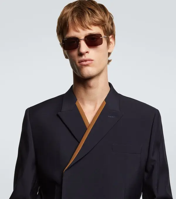 Gucci Horsebit Rectangle Sunglasses