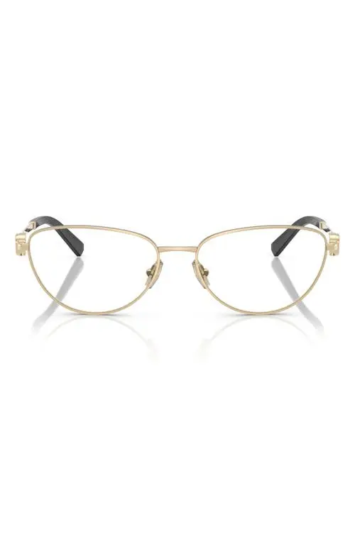 Tiffany & Co. 56mm Oval Eyeglasses - Pale Gold