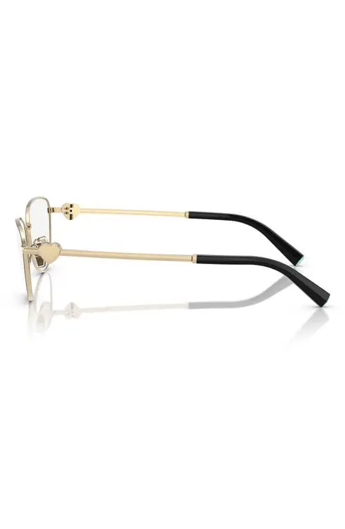 Tiffany & Co. 54mm Oval Eyeglasses - Black Gold