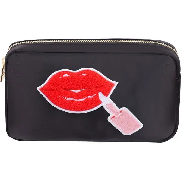 BLOC BAGS Medium Lipgloss Cosmetics Bag - Black
