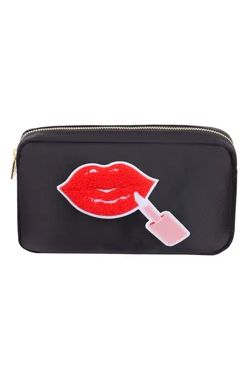 BLOC BAGS Medium Lipgloss Cosmetics Bag - Black