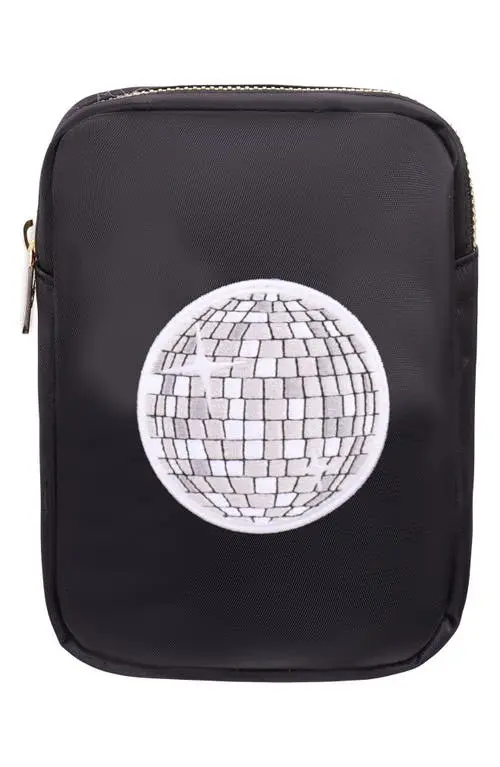 BLOC BAGS Mini Disco Ball Cosmetics Bag - Black