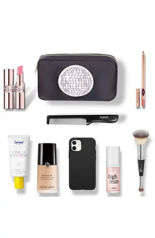 BLOC BAGS Medium Disco Ball Cosmetics Bag