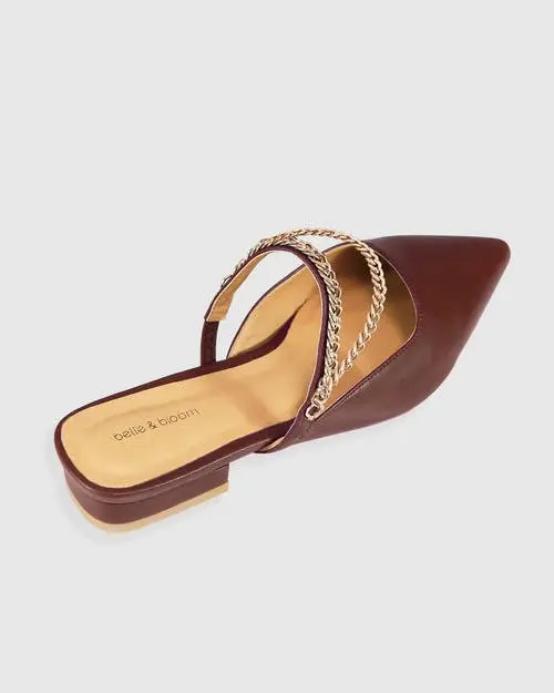BELLE & BLOOM On The Go Leather Flat