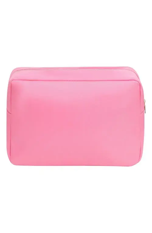 BLOC BAGS Pill Appliqué Cosmetics Bag - Bubblegum Pink