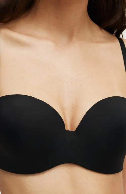 Cotton:on Everyday Strapless Lightly Lined T-shirt Bra - Black