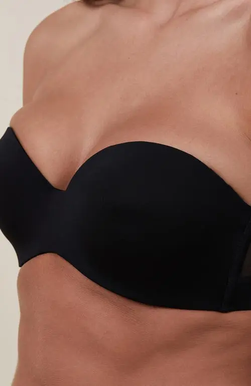 Cotton:on Everyday Strapless Lightly Lined T-shirt Bra - Black