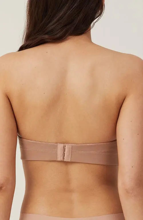 Cotton:on Everyday Strapless Lightly Lined T-shirt Bra - Maple Sugar
