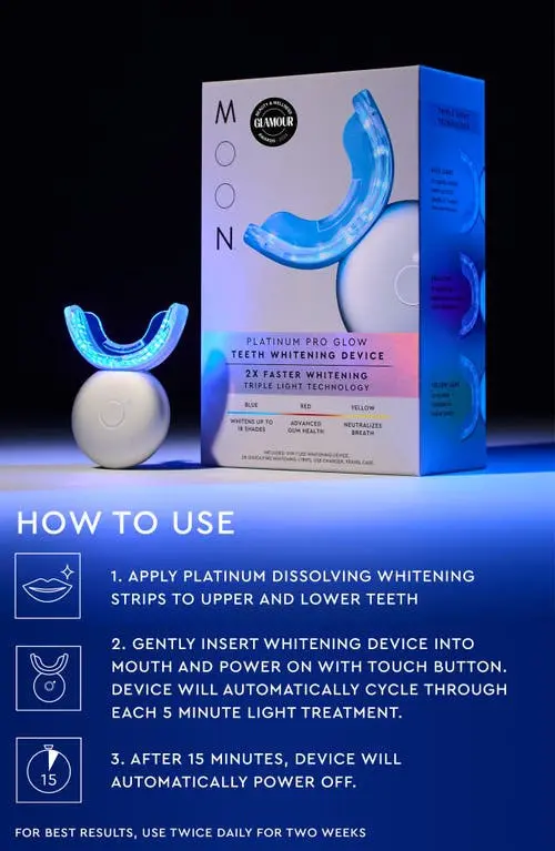 MOON Platinum Led Teeth Whitening Device