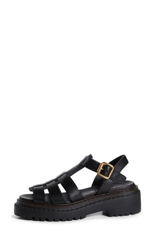 Prada Platform Cage Sandal - Nero