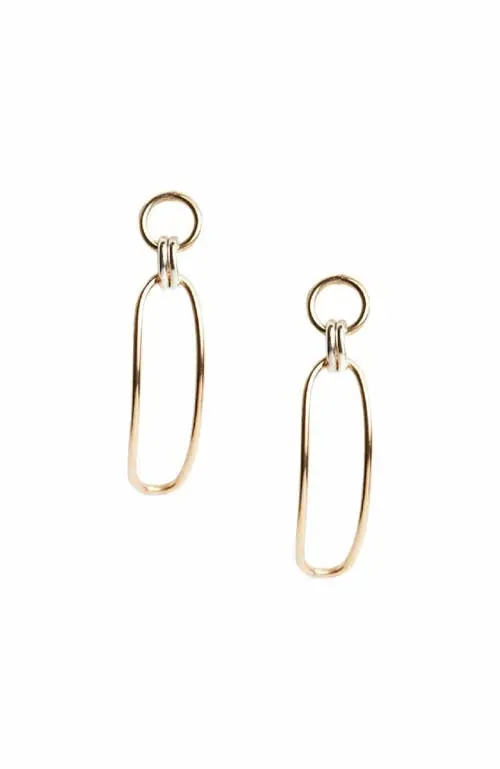 ABLE Date Night Drop Earrings - Two Tone
