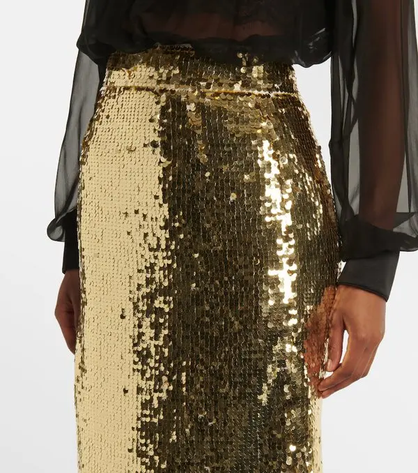 Dolce & Gabbana Sequined Midi Skirt