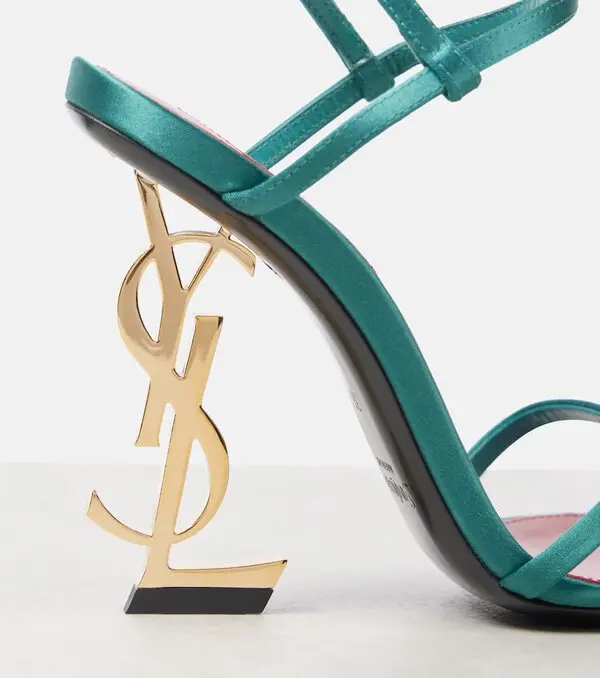 Saint Laurent Opyum 110 Satin Sandals