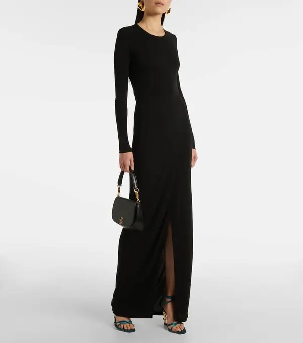 Saint Laurent Opyum 110 Satin Sandals