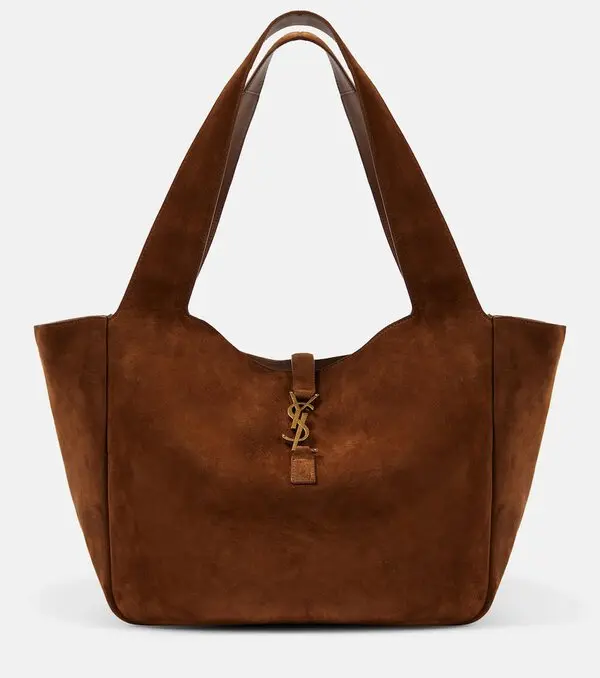 Saint Laurent Le 5 A 7 Bea Suede Tote Bag - Brown